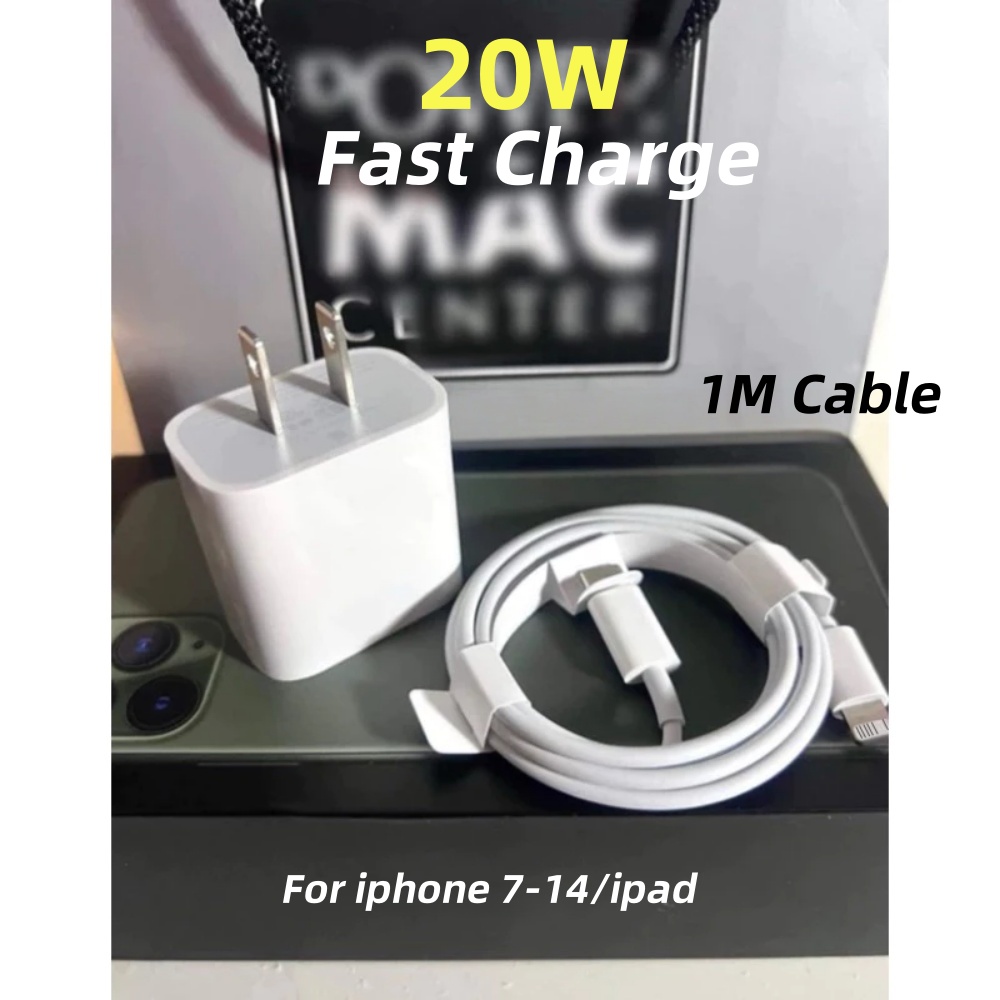 Pd 20w Super Fast Charger Adapter and Quick Charging Cable Set for ...