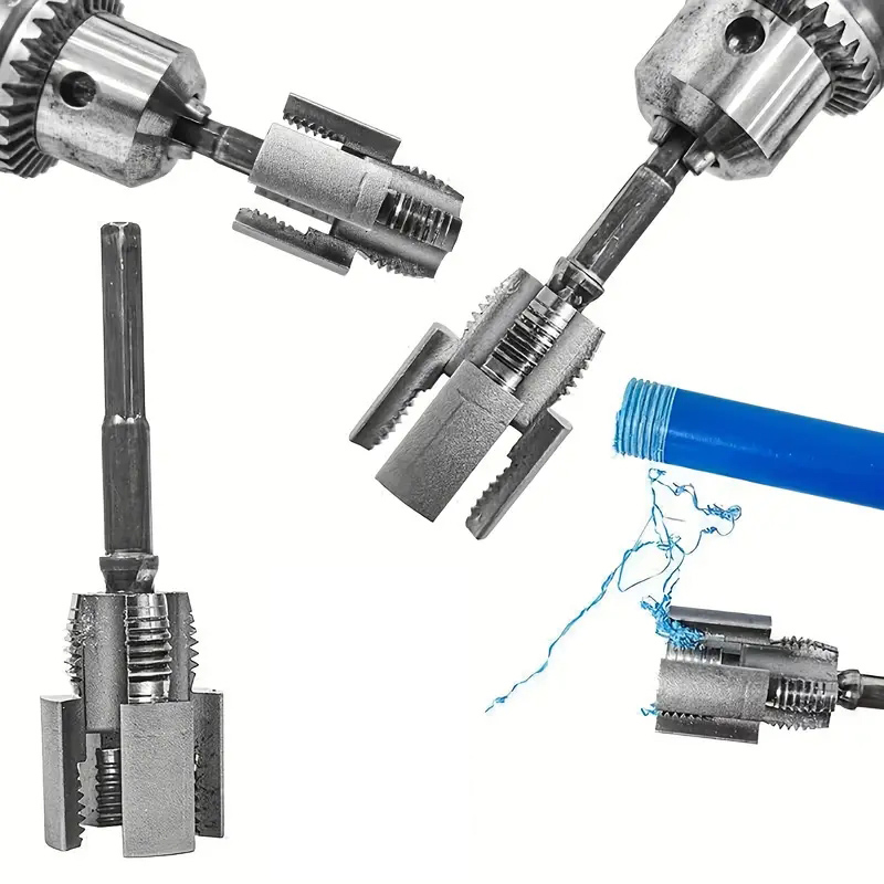 PVC Pipe Threader, Water Pipe Threading Tool, 1/2 and 3/4 Inch ...