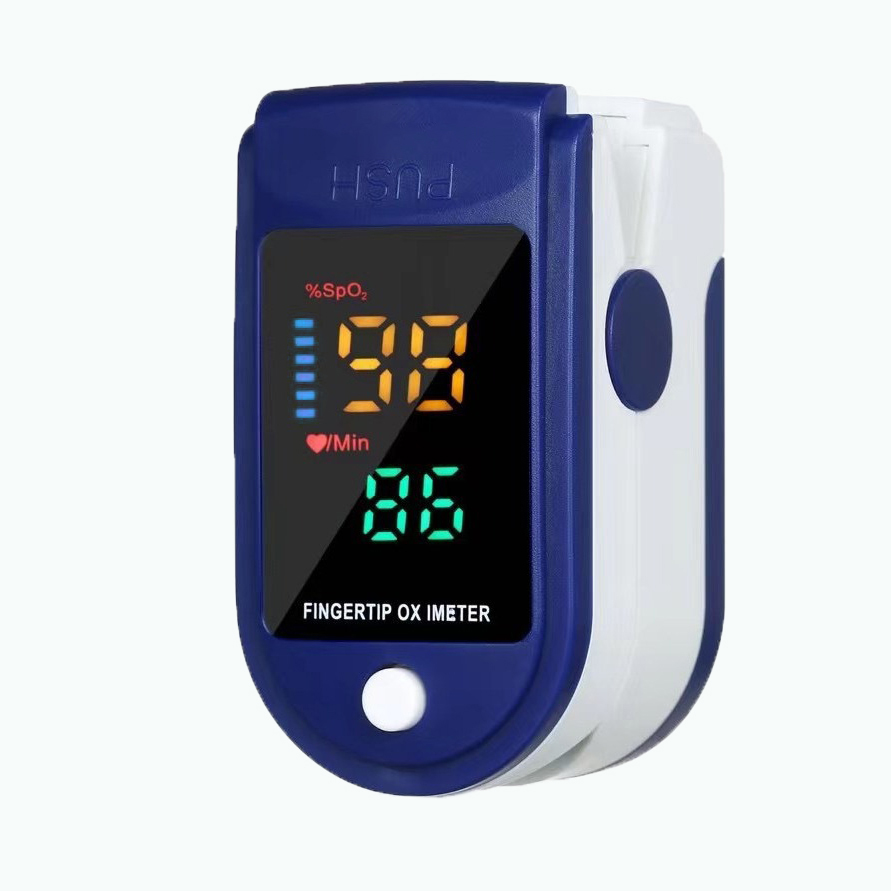 Finger Pulse Oximeter OLED Fingertip Oxygen Monitor, Portable Blood ...