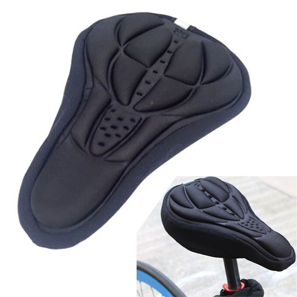 Soft 3D Padded Cycling Bicycle MTB Bike Saddle Seat Cover | Shopee ...