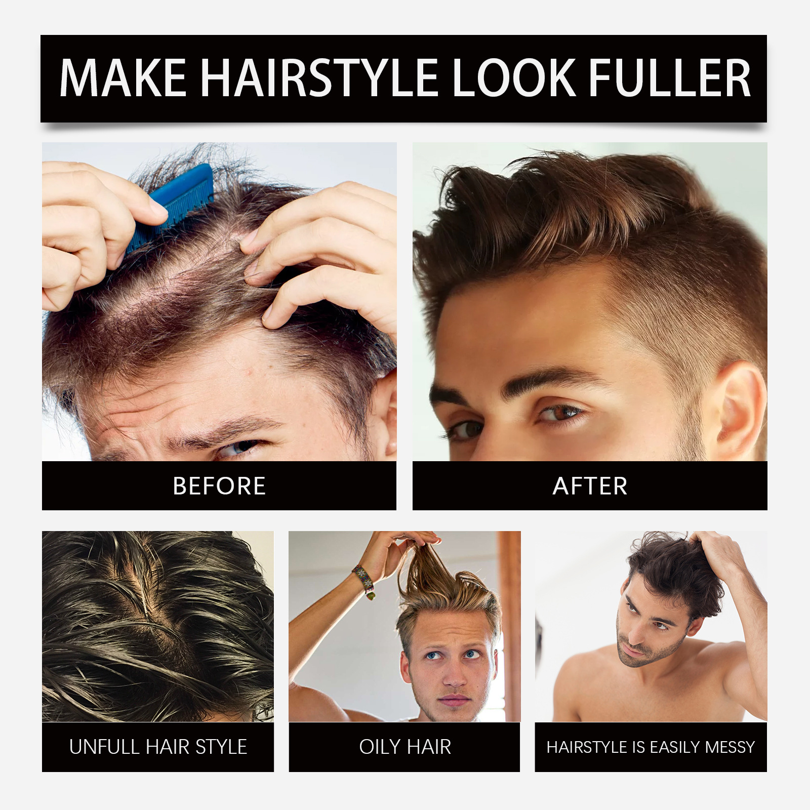 Styling Powder, Fluffy Hair, Texture Powder, Natural Hair Powder, Curls ...