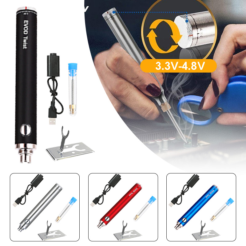 510 Interface Soldering Iron Kit Rechargeable Wireless Soldering Iron ...