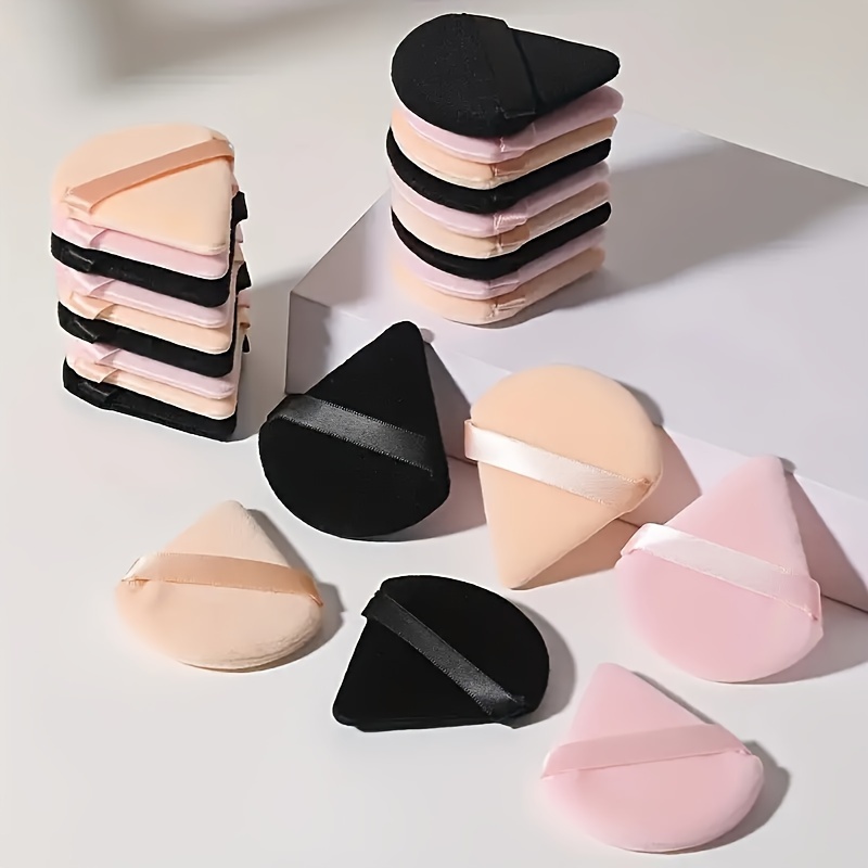 10 Soft Plush Powder Puffs – Dual-use Makeup Sponges for Wet or Dry ...