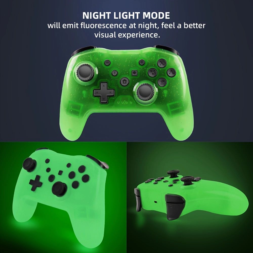 Equipped with a night light wireless controller and a 6-axis dual vibration continuous one click ...