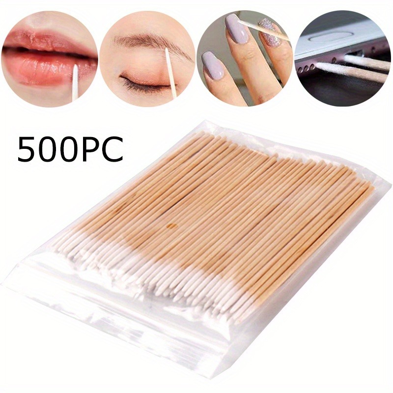 New 500pcs Gentle Micro Swabs - Formaldehyde-Free, Soft Cotton Tips for ...