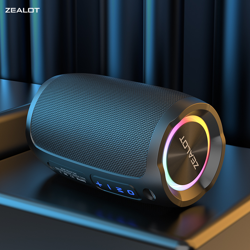 ZEALOT S49 Wireless Bluetooth Speakers Column Stereo Subwoofer Portable ...