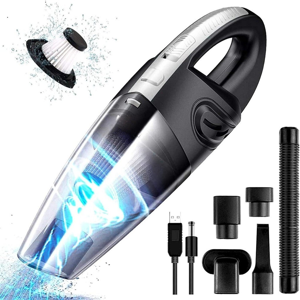 Handheld Vacuums Cordless, USB 120W 6000pa Handheld Vacuum Cleaner with ...