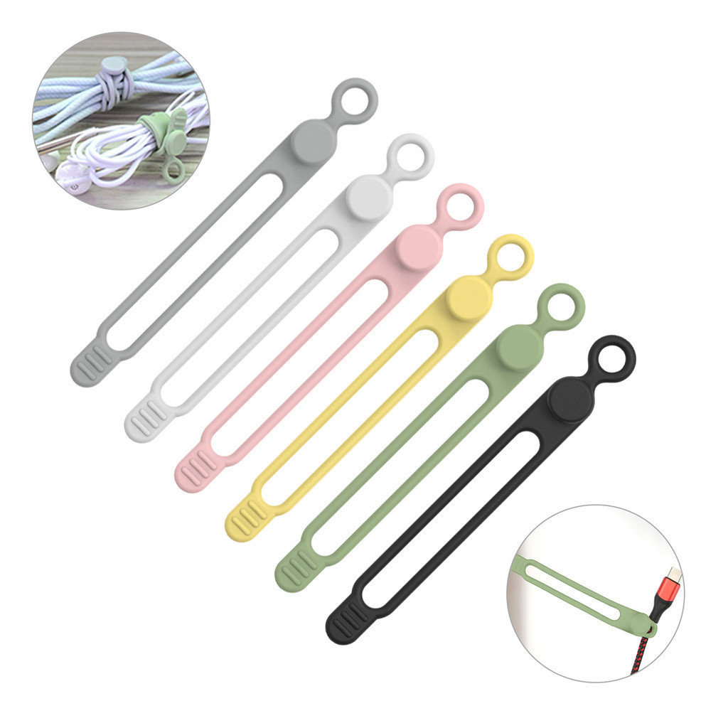 Reusable Silicone Cable Ties,Elastic Cord Ties,Cable Straps,Cable ...