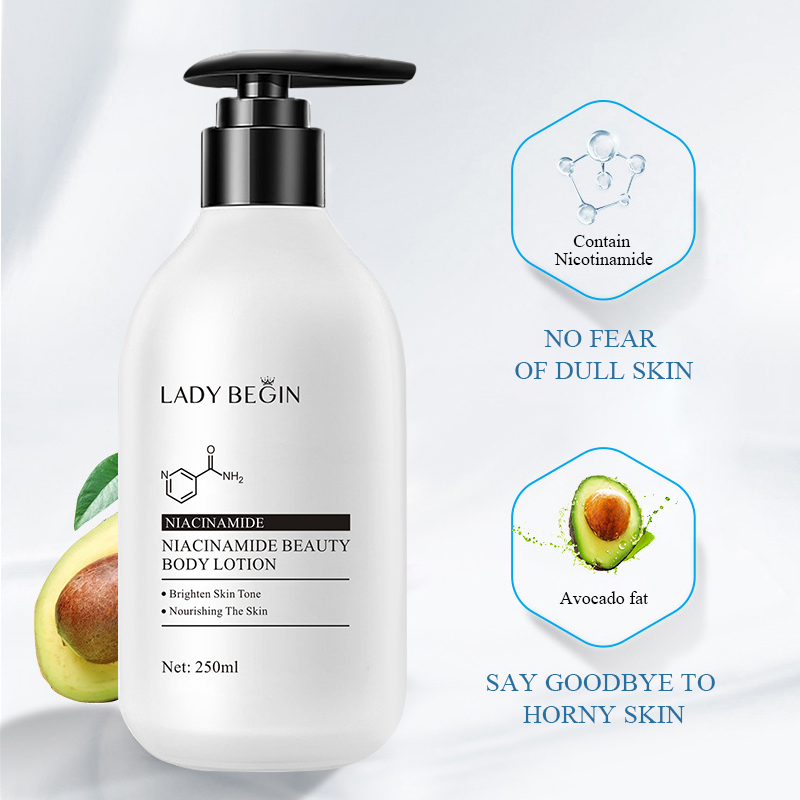 Lady BEGIN Niacinamide Body Lotion Whitening Cream-Moisturizing ...