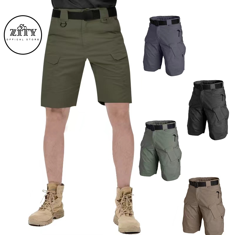 ZITY IX7 overalls tactical shorts multi-pocket short outdoor waterproof casual pants Cargo ...