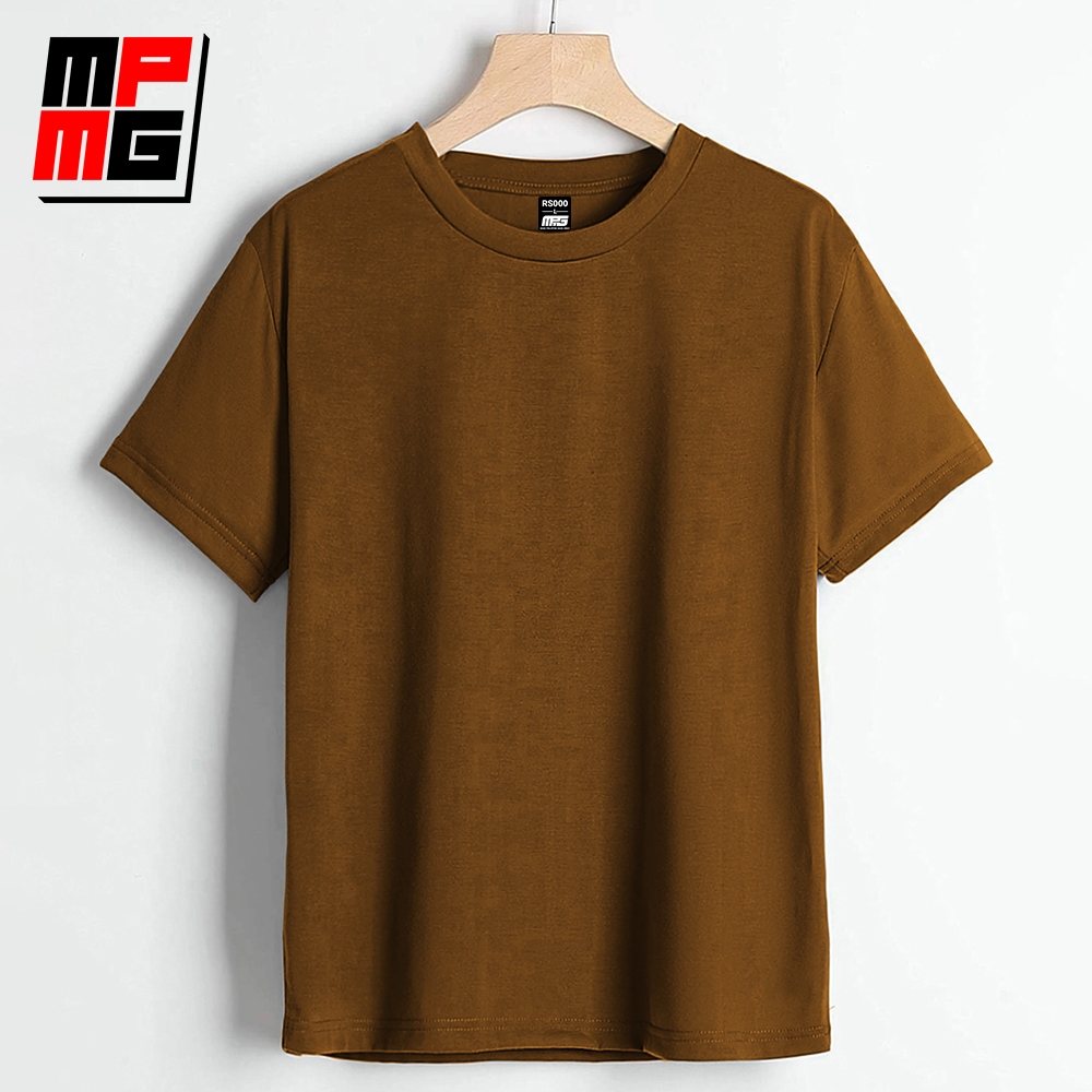 Regular Basic Plain T-Shirt Premium Cotton Round Neck | Shopee Philippines