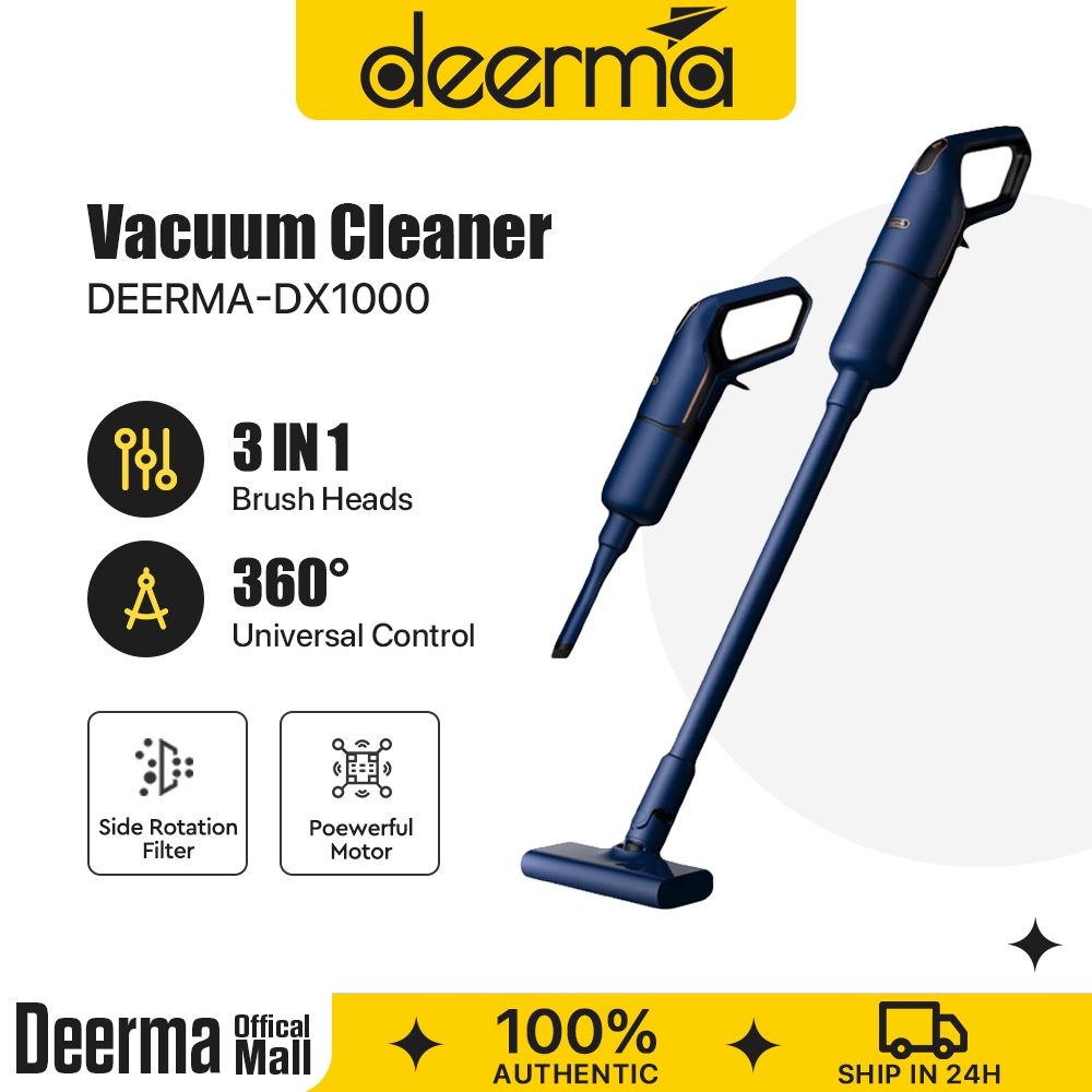 Deerma DX1000 Vacuum Cleaner 16Kpa Suction Handheld Cleaning Machine ...