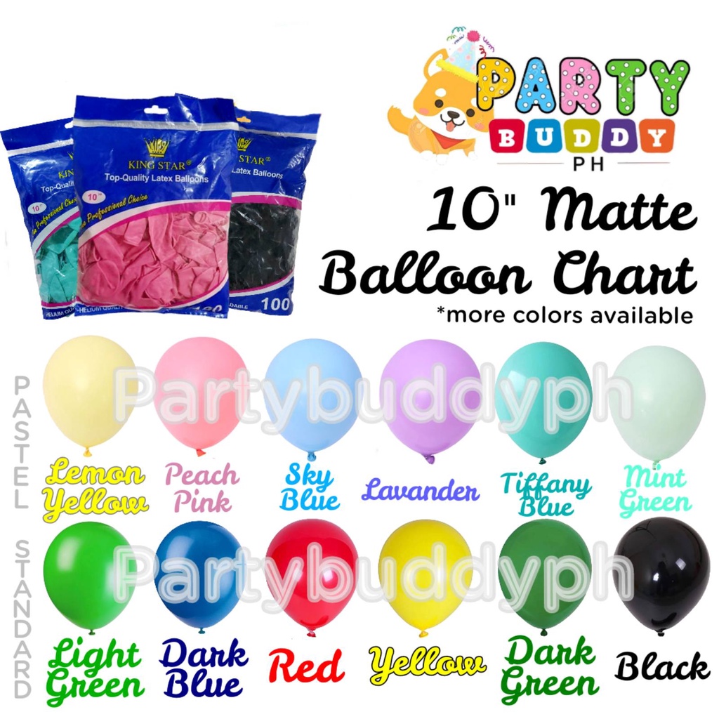 100pcs 10in Matte Pastel Balloons Thailand Party Supplies Wholesale ...