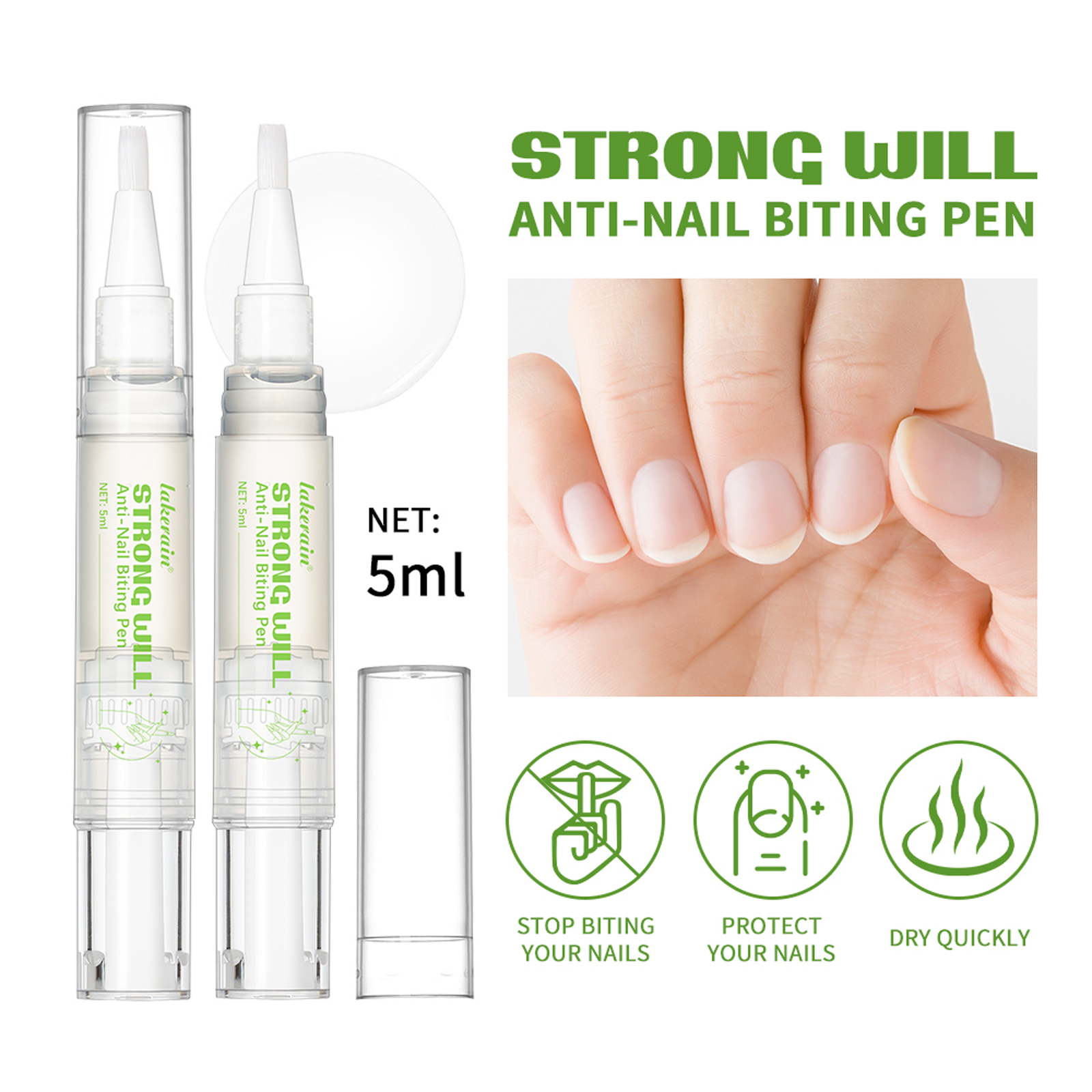 Lakerain Anti-Nail-Biting Pen — Protective and Nourishing Care to ...