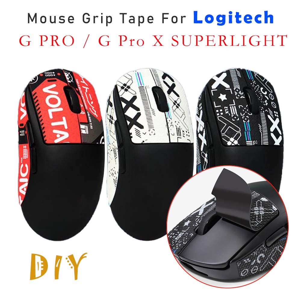 Mouse Grip Tape For Logitech G PRO X SUPERLIGHT Sticker Non Slip Suck ...