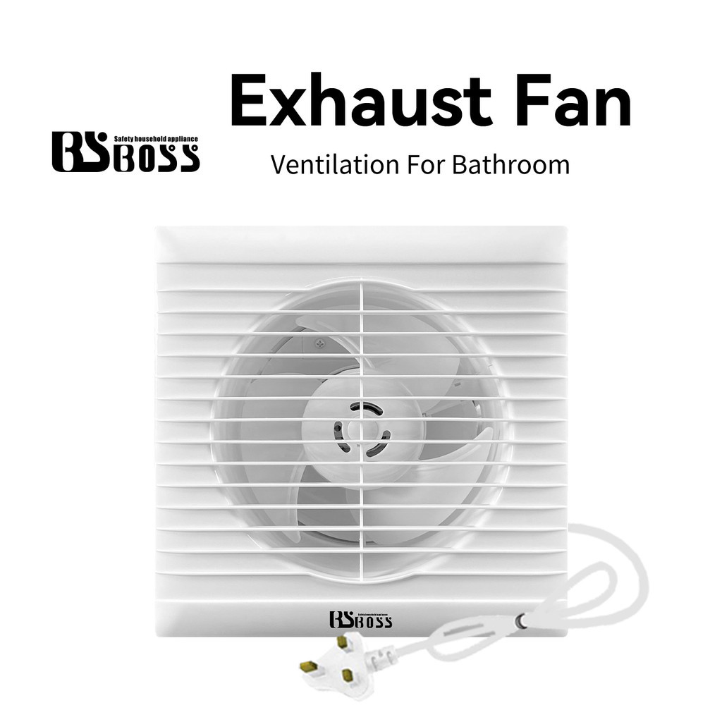 BSBOSS Exhaust Fan Ventilation For Bathroom, Bedroom & Living Room (4-8 ...