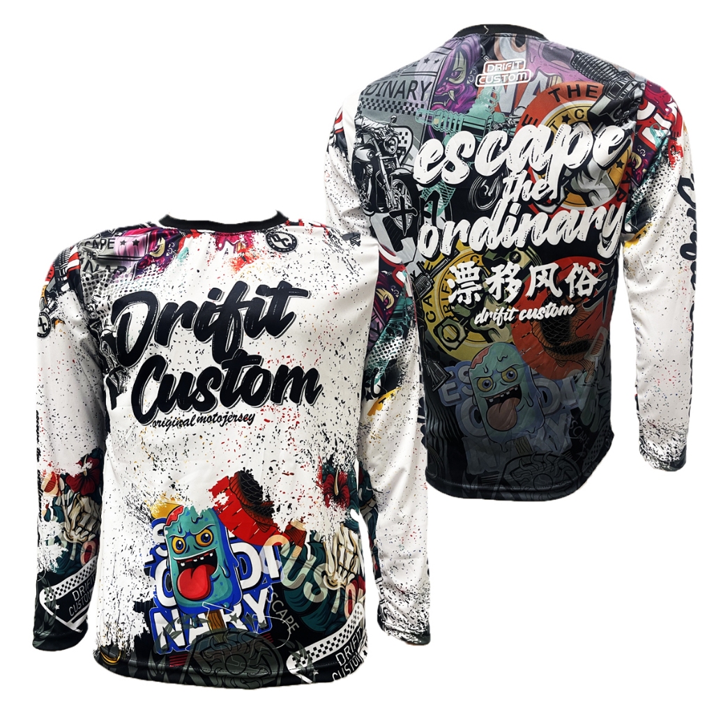 Motorcycle Long sleeves Rider Racing T-shirt Amazing Quick Dry Team For ...