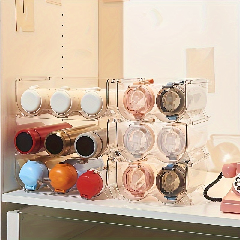 1pc Insulated Cup Holder Multi-layer Stacked Acrylic Cup Storage Rack ...