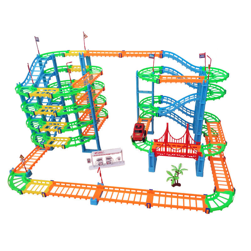 With Track Train Set, Toy Tram, Electric Car Track Set, Enhance ...