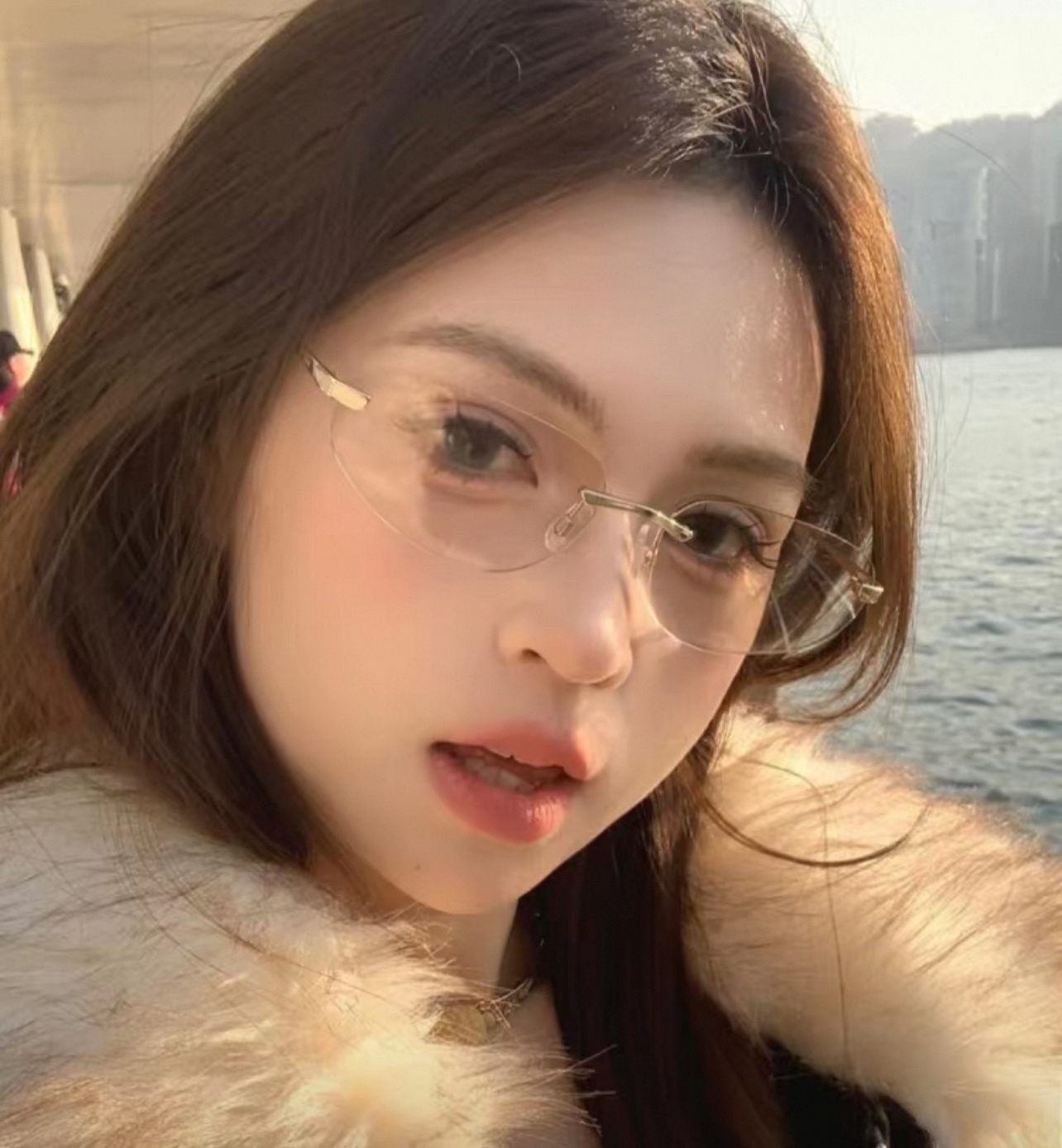 Frameless Metal Photochromic Anti-Radiation Glasses – Trendy Versatile ...