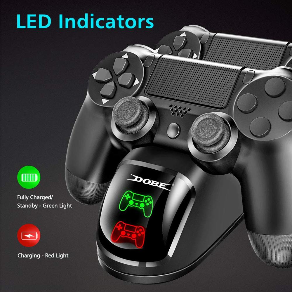 For Playstation 4 Controller Fast Charging Stand with LED Indicator ...