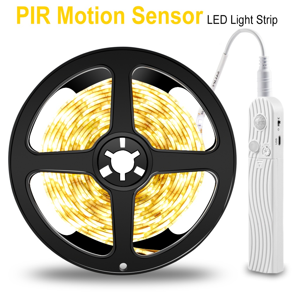 Led Smart Human Body Sensor Light with White Warm White with Battery ...