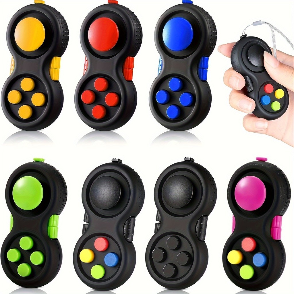 Fidget Pad with 8 Fidget Functions, Fidget Controller Stress Reducer ...
