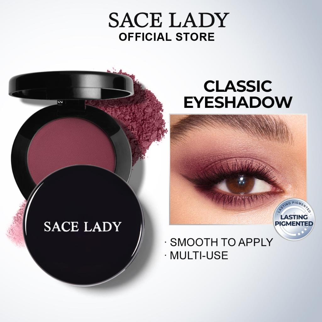 SACE LADY Matte Eyeshadow Lasting Pigmented Multi-Use High Shimmer ...
