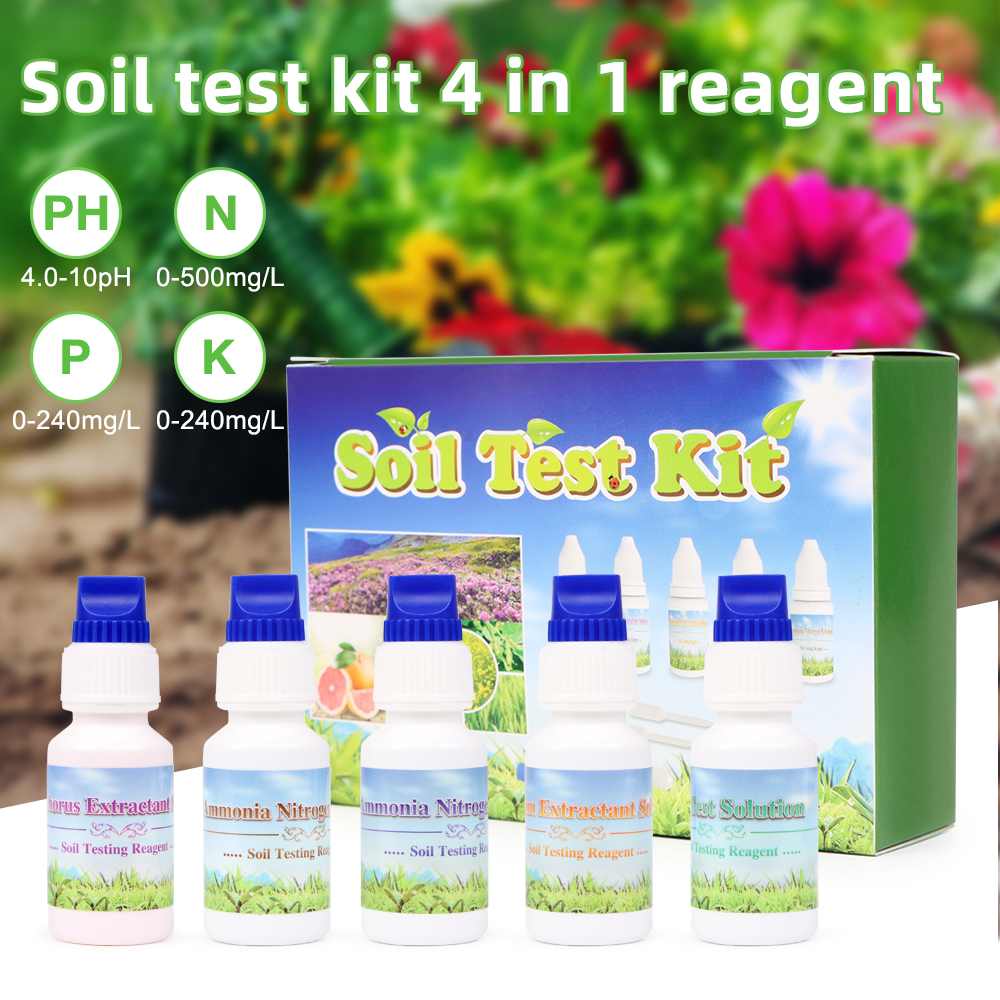 Soil Test Kit pH Nitrogen Potassium for Gardening Agriculture | Shopee ...