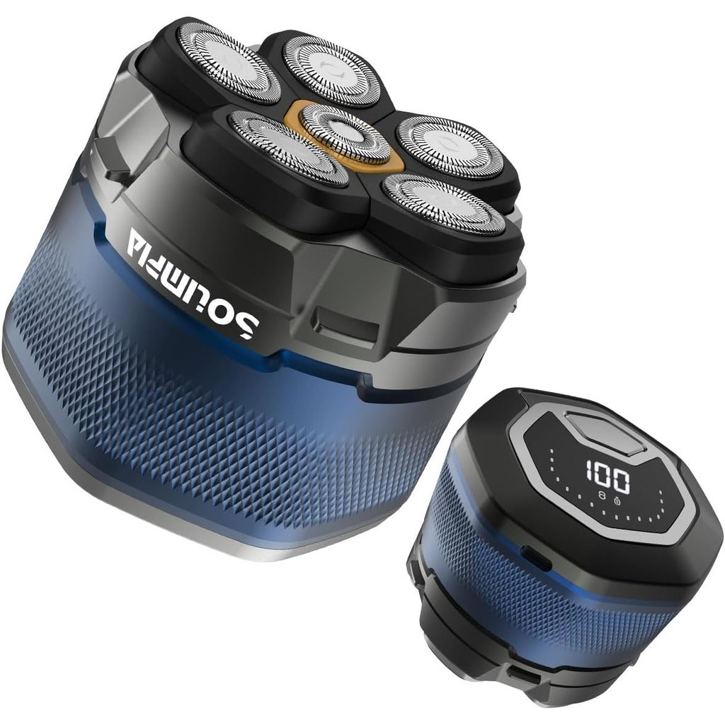 SOLIMPIA 6D Flexible Electric Shaver With Magnetic Blade Waterproof ...