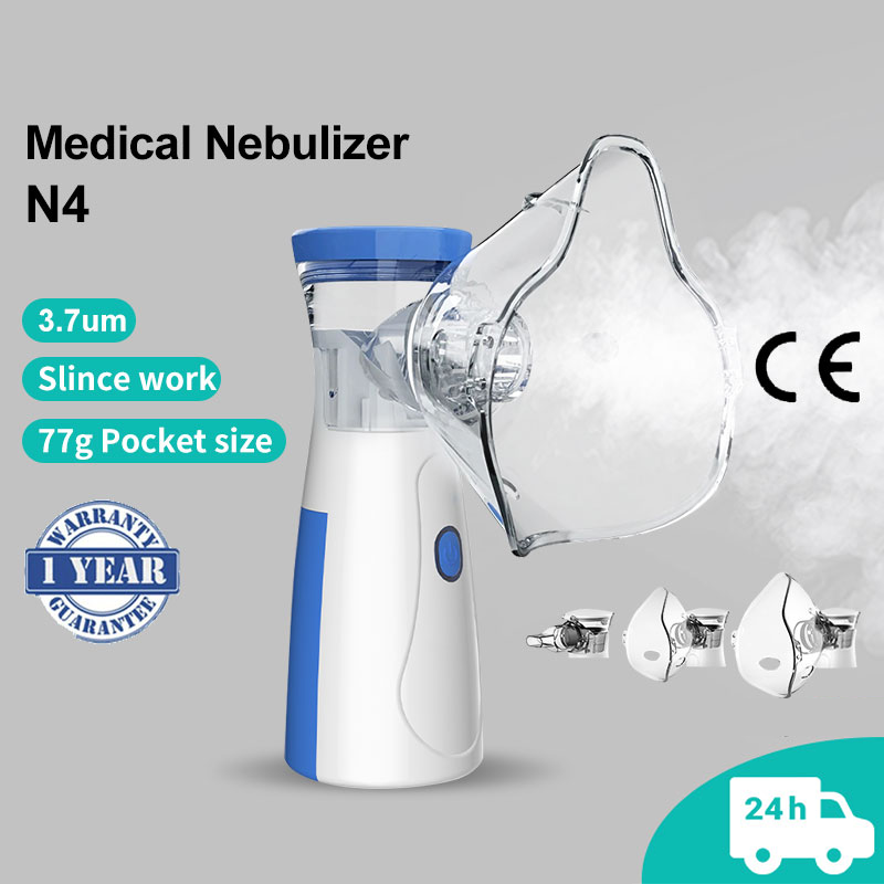N4 Portable mesh nebulizer, silent, handheld mini inhaler, ultrasonic ...