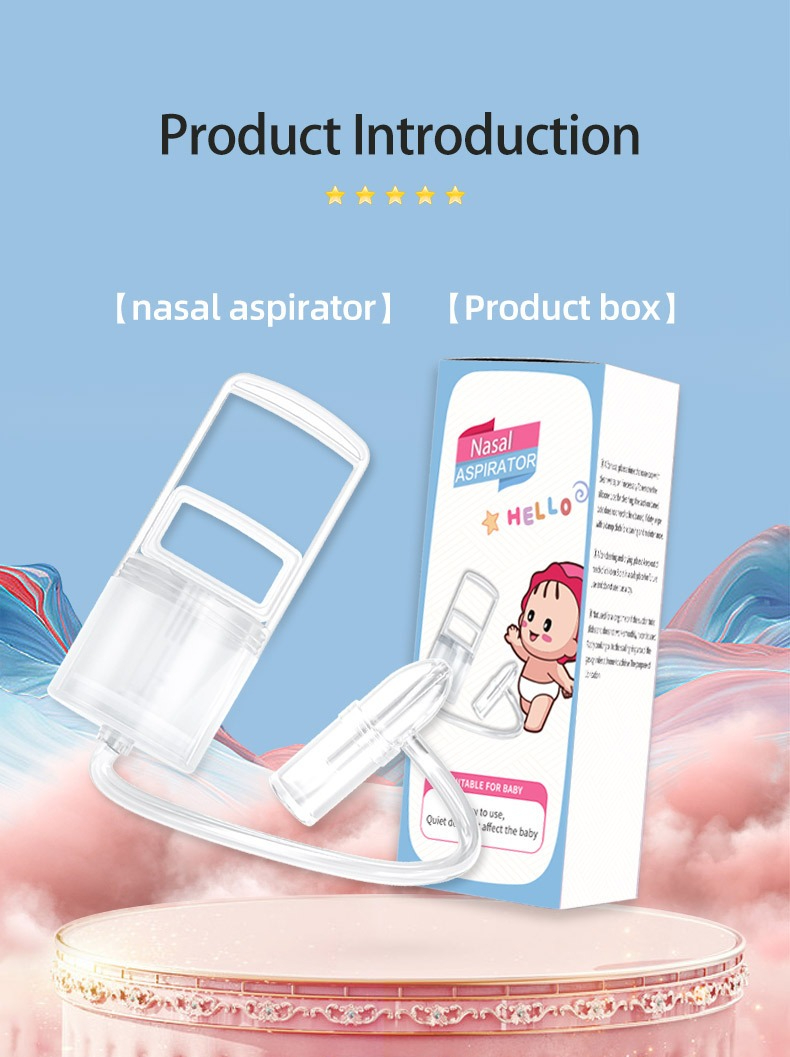 Infant Nasal Aspirator Portable Vacuum Suction Tool for Gentle Mucus ...