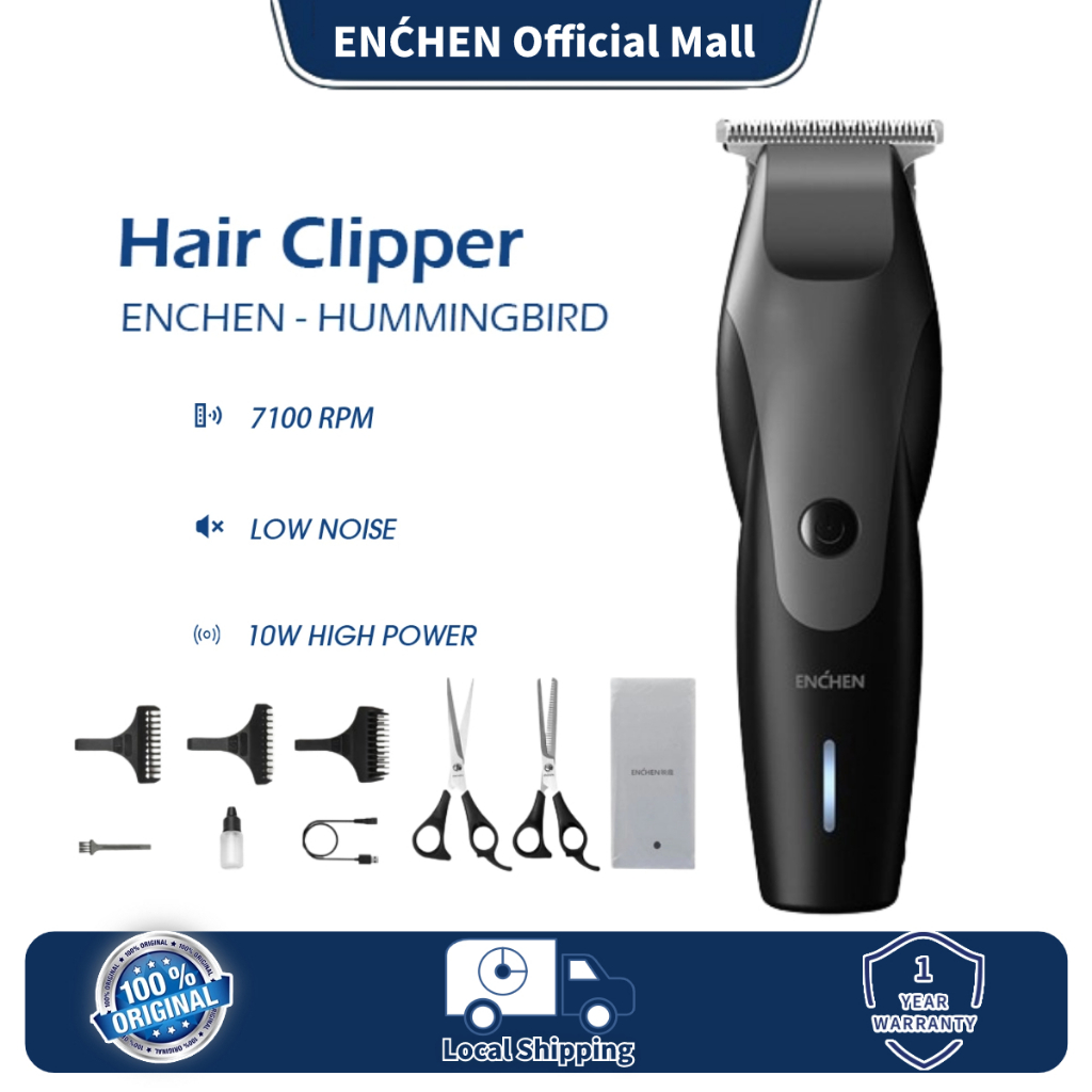 ENCHEN Electric Hair Trimmer HummingBird Professional Baber Hair ...