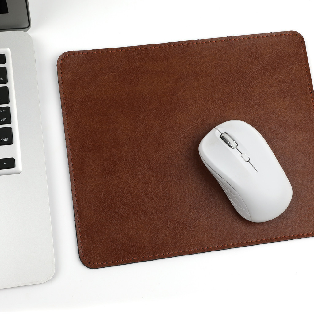 20x24cm Anti-slip Mouse Pad Leather Gaming Mice Mat Desk Cushion ...