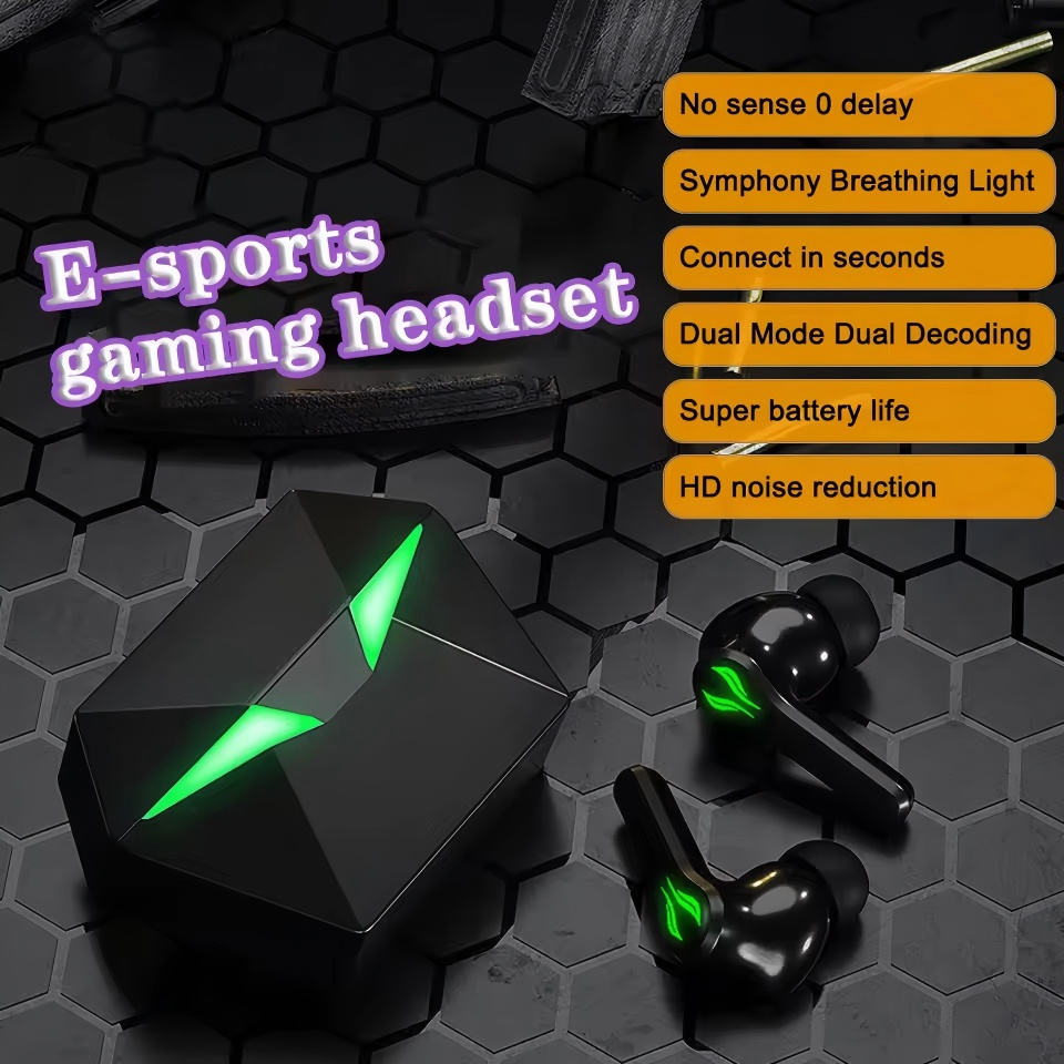 J116 Earbuds TWS Bluetooth 5.3 Earphones Gaming Cordless Nil Lag In ear ...