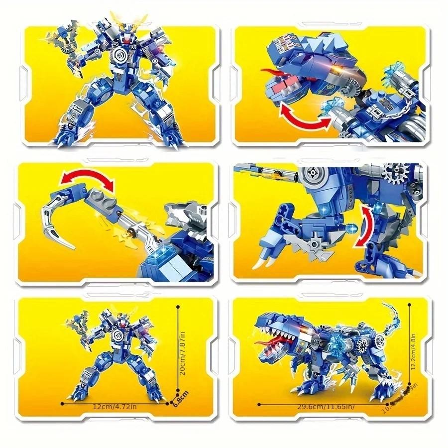 New 2 IN 1 Jurassic Mechanical Indominus Rex Dinosaur World Model ...
