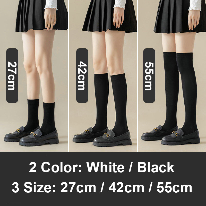 Summer Kids Stockings Girls Thin Black And White Stockings Breathable ...
