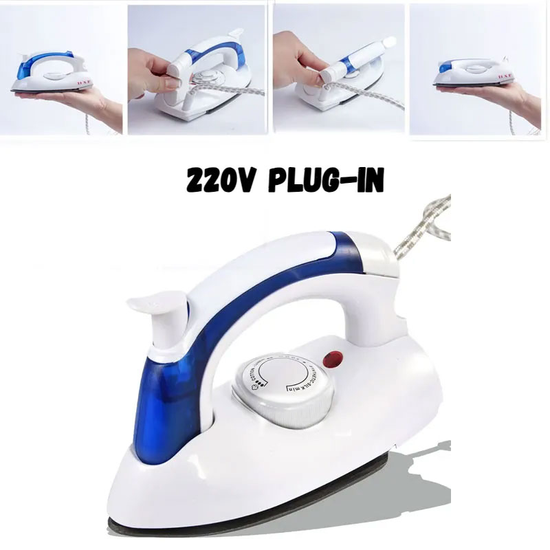 Portable Steam Iron, Mini Travel Iron Handheld Iron for Clothes, with ...