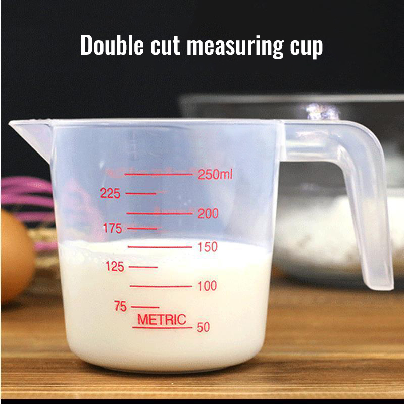 1PC 250/500ML1L Plastic Measuring Cup Jug Pour Spout Surface Kitchen ...