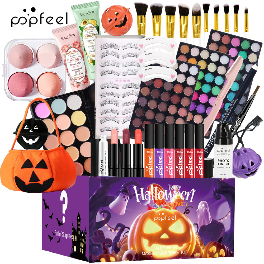 All in One Makeup Kit Makeup Set Eyeshadow Palette Liquid Foundation ...