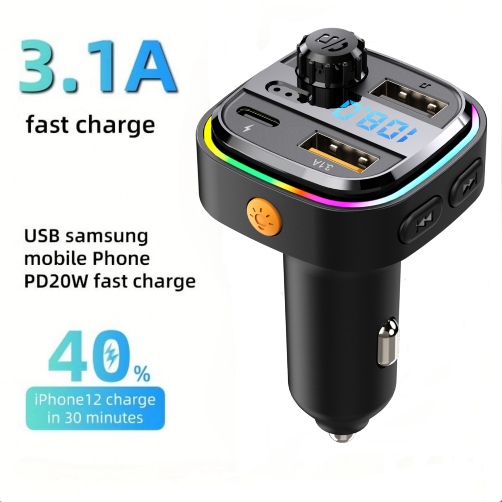 New Car MP3 Wireless Speaker Multifunctional Car MP3 Bluetooth Player ...