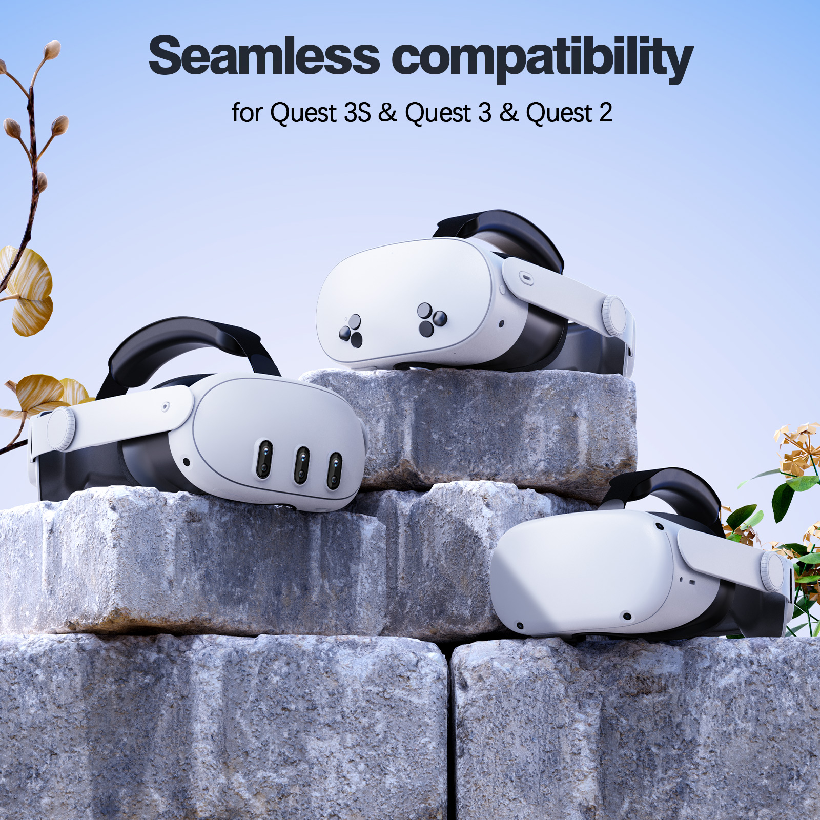 Adjustable Elite headband replacement for Meta Quest 3S/Quest 3/Quest 2 ...