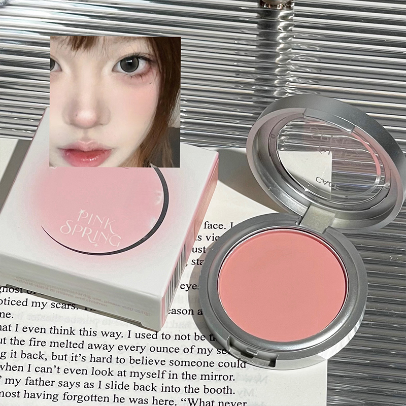 CACE Single Color Blush Face Blush Palette Matte Baked Makeup Blush ...