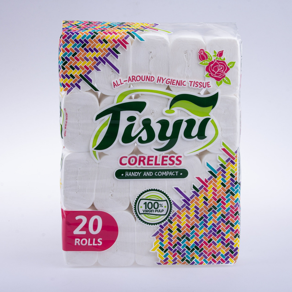 Tisyu Coreless 20rolls Bathroom Tissue 2ply | Shopee Philippines