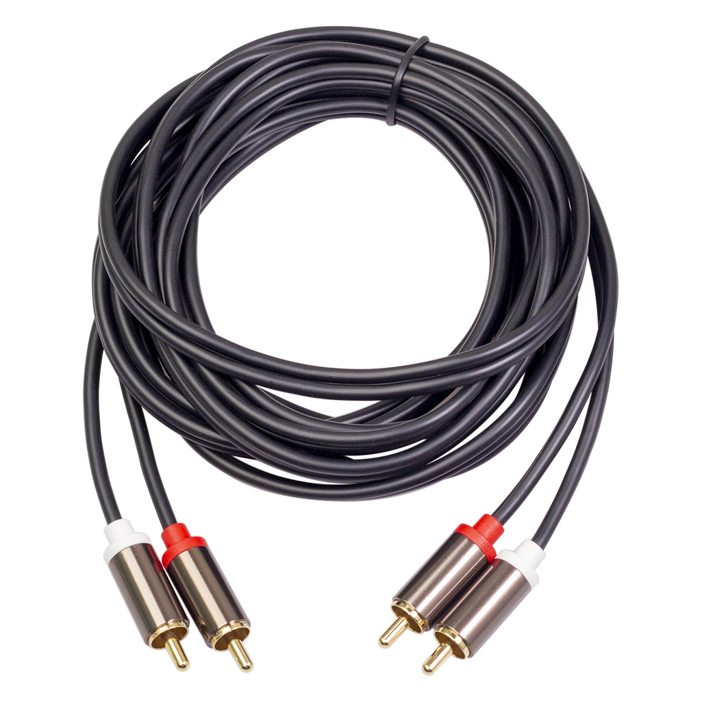 [Shopee Choice] Aluminum Alloy 2RCA To 2RCA Lotus Cable AV Four-head ...