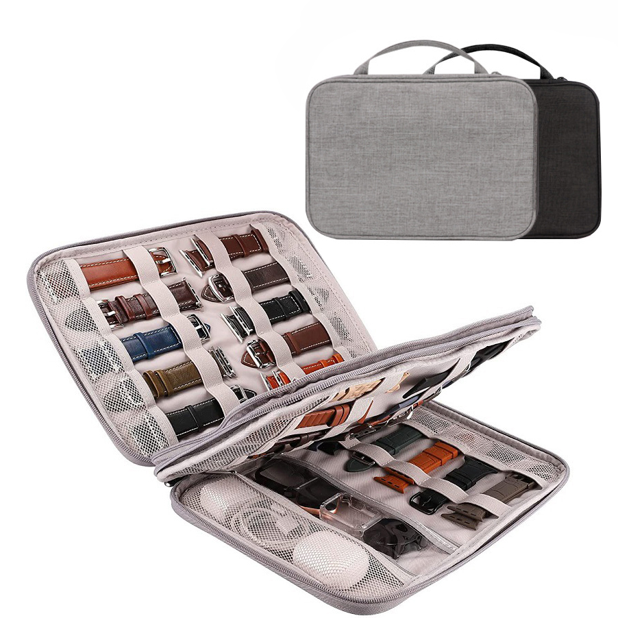 Large Capacity Watch Band Storage Case 35-Slot Watch Straps Travel ...