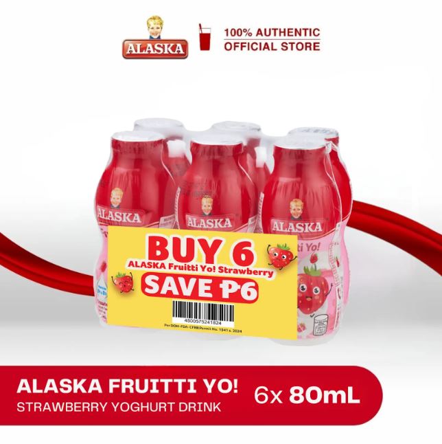 Alaska Yoghurt Strawberry Fruitti Yo! Buy6 Save6 | Shopee Philippines