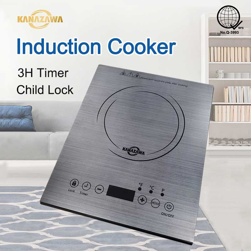 KANAZAWA 2200W Electric Induction Cooker Touch Screen Waterproof ...