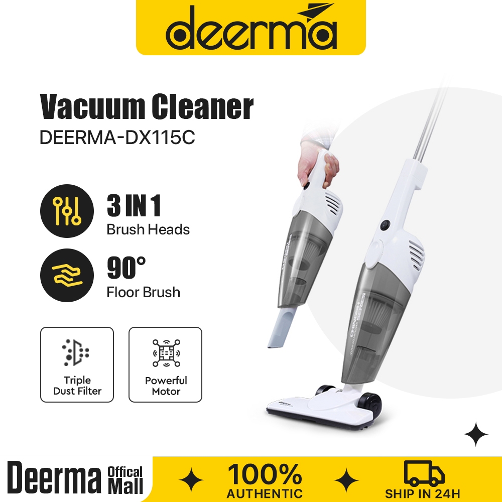 Deerma Vacuum DX115c/DX118c Handheld Vacuum Cleaner Mini Handheld ...