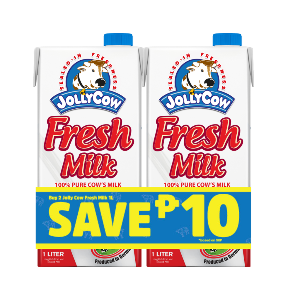 Jolly Cow Fresh Milk Duo Pack 1L | Shopee Philippines